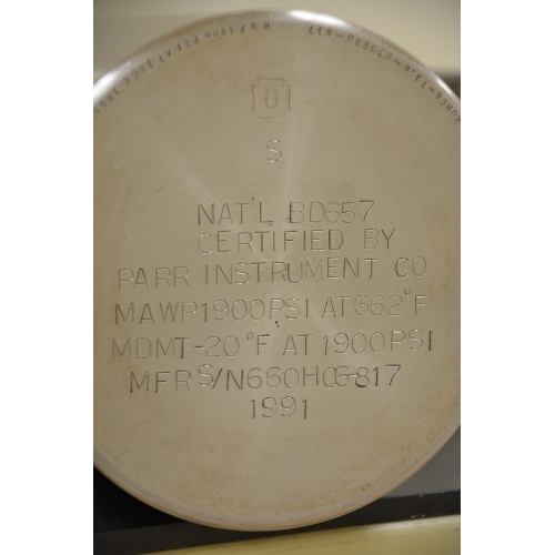 2 Gallon 4552 Hastelloy C2000 Parr Reactor with 4843 Temperature Control